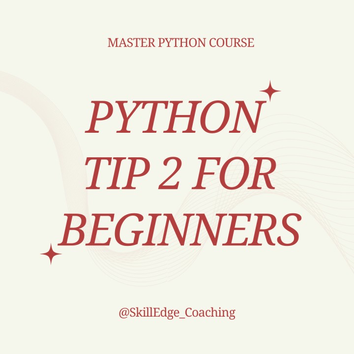 SkillEdge Coaching on LinkedIn: #python #pythonprogramming #coding # ... SkillEdge Coaching on LinkedIn: #python #pythonprogramming #coding # ...