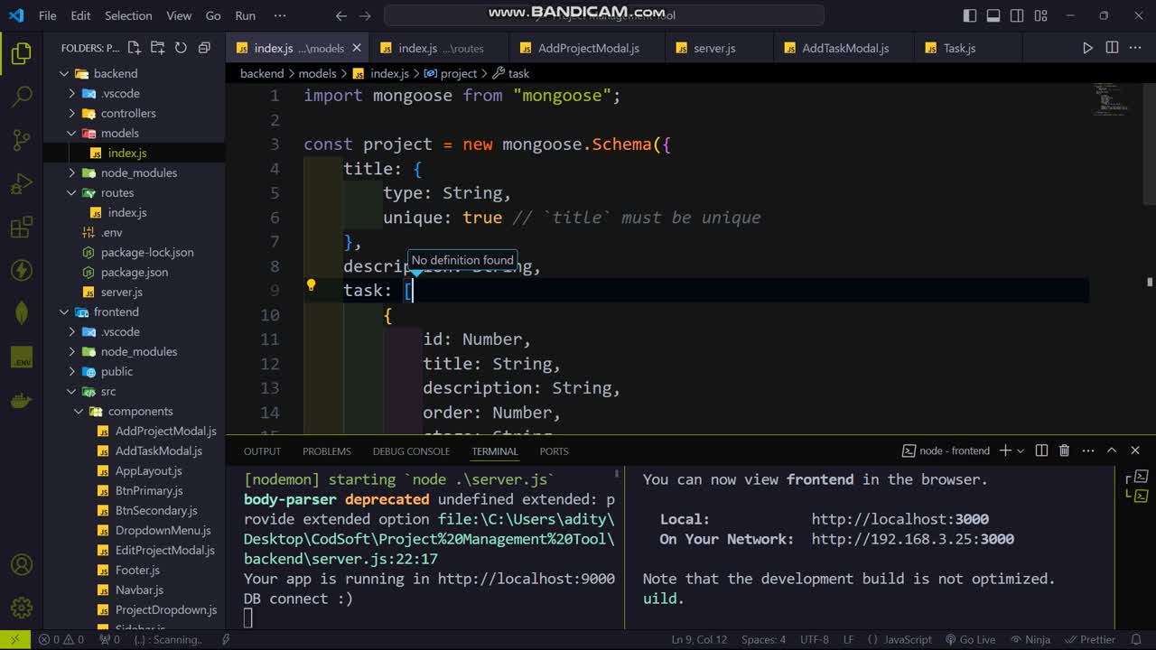 #projectmanagement #react #nodejs #mongodb #webdevelopment… | Aditya Raj #projectmanagement #react #nodejs #mongodb #webdevelopment… | Aditya Raj