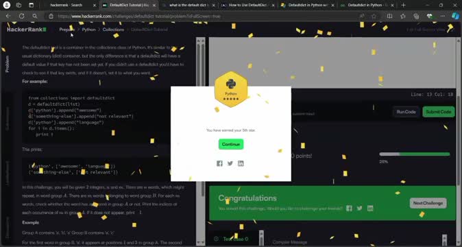 Pooja Namdev on LinkedIn: #python #codingjourney #hackerrank # ... Pooja Namdev on LinkedIn: #python #codingjourney #hackerrank # ...