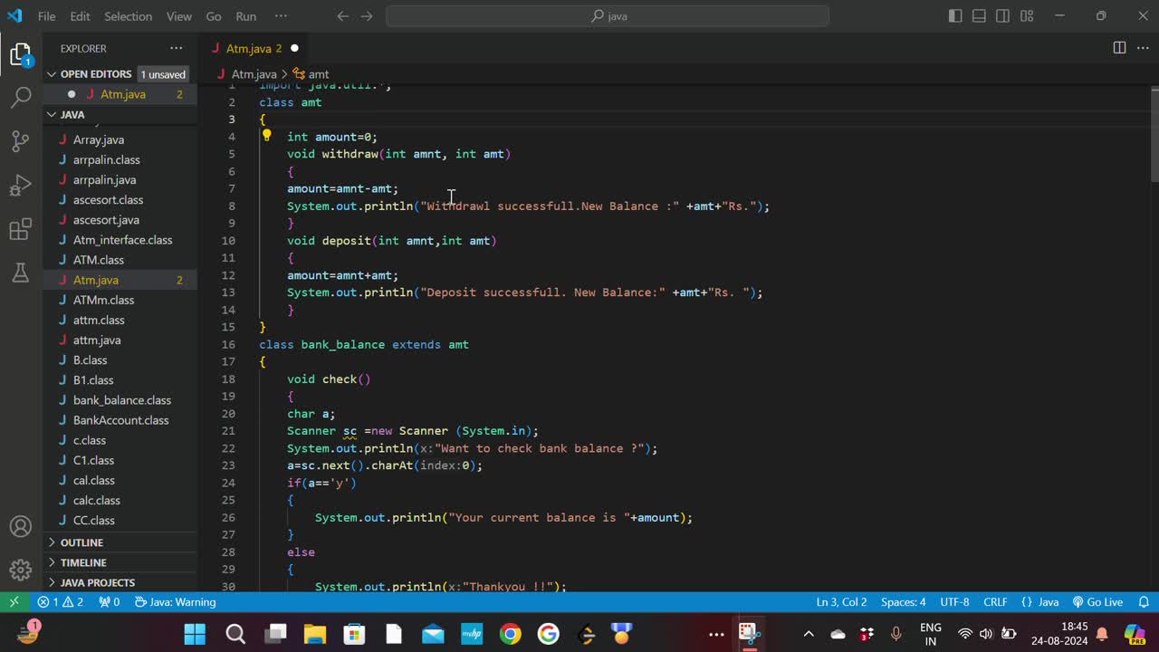 Ananya Barnwal on LinkedIn: #codsoft #internship #java Ananya Barnwal on LinkedIn: #codsoft #internship #java