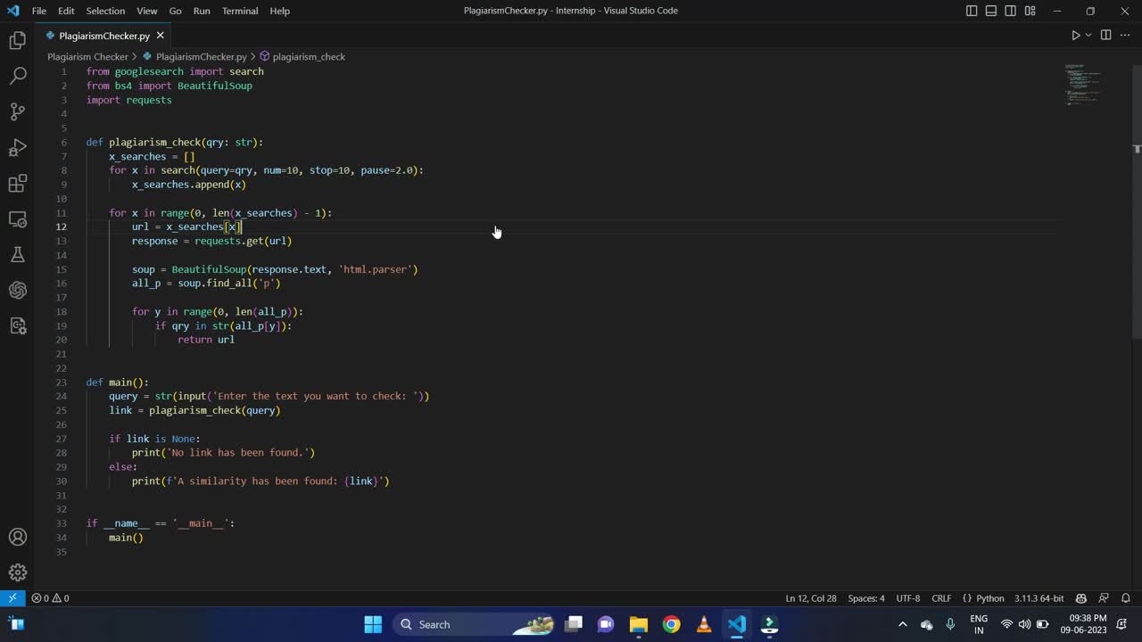 Kishore DT on LinkedIn: #python #internship #github #codeclause #vscode ... Kishore DT on LinkedIn: #python #internship #github #codeclause #vscode ...
