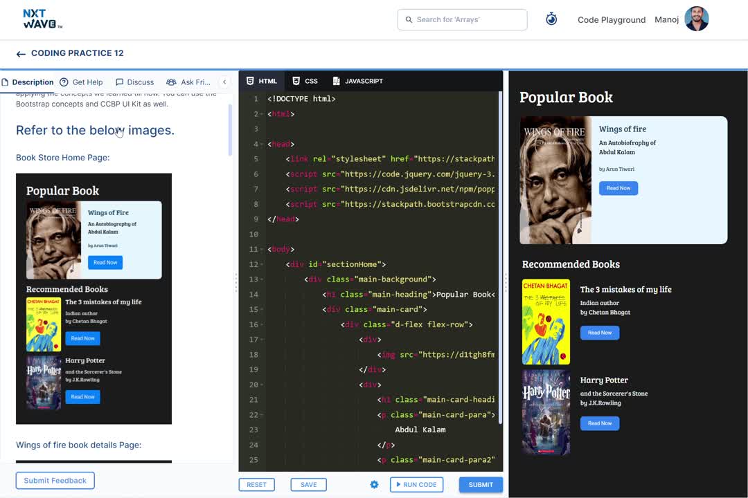 MEDISETTY MANOJ on LinkedIn: #day2 #html #css #bootstrap #nxtwave #ccbp ... MEDISETTY MANOJ on LinkedIn: #day2 #html #css #bootstrap #nxtwave #ccbp ...