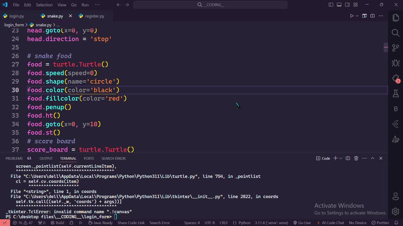 Abhishek kumar on LinkedIn: #python #turtle #gui Abhishek kumar on LinkedIn: #python #turtle #gui