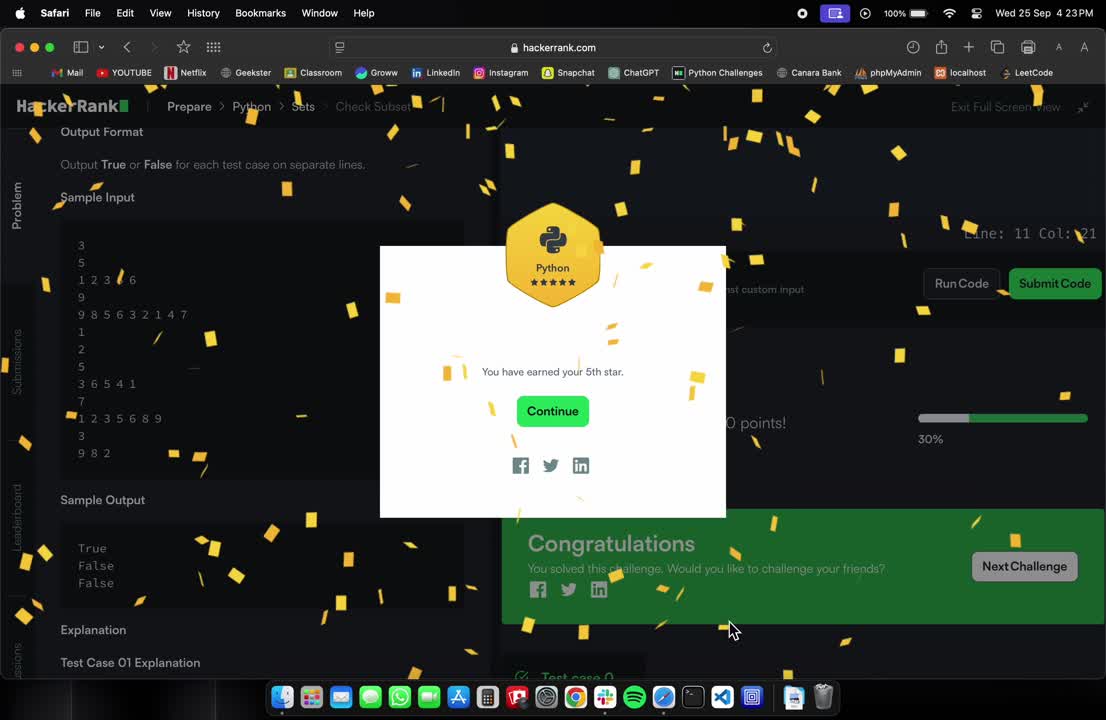 Vansh Tanwar on LinkedIn: #geekster #python #coding #hackerrank # ... Vansh Tanwar on LinkedIn: #geekster #python #coding #hackerrank # ...