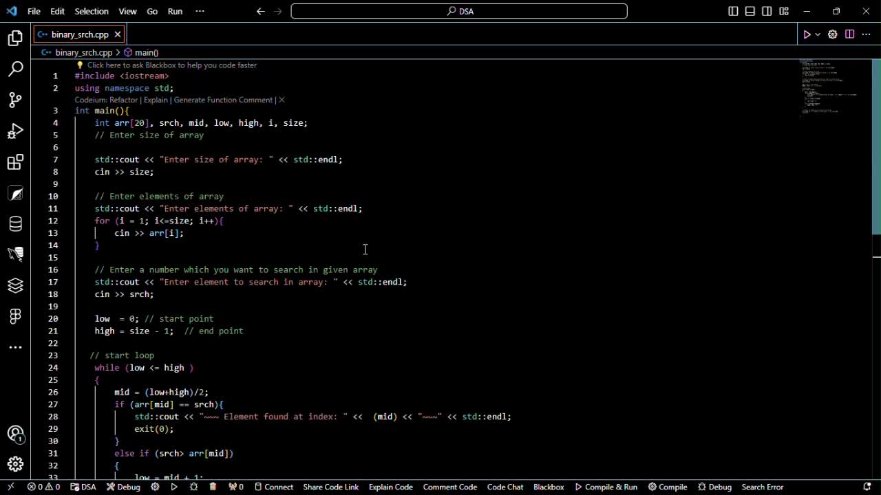 Rohit Kumar on LinkedIn: #dsa #binarysearch #array # ... Rohit Kumar on LinkedIn: #dsa #binarysearch #array # ...