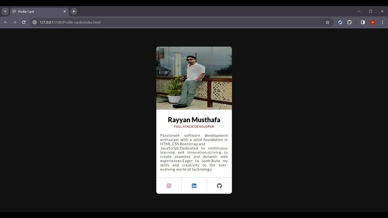 Rayyan Musthafa on LinkedIn: #webdevelopment #html5 #bootstrap5 #css3 # ... Rayyan Musthafa on LinkedIn: #webdevelopment #html5 #bootstrap5 #css3 # ...