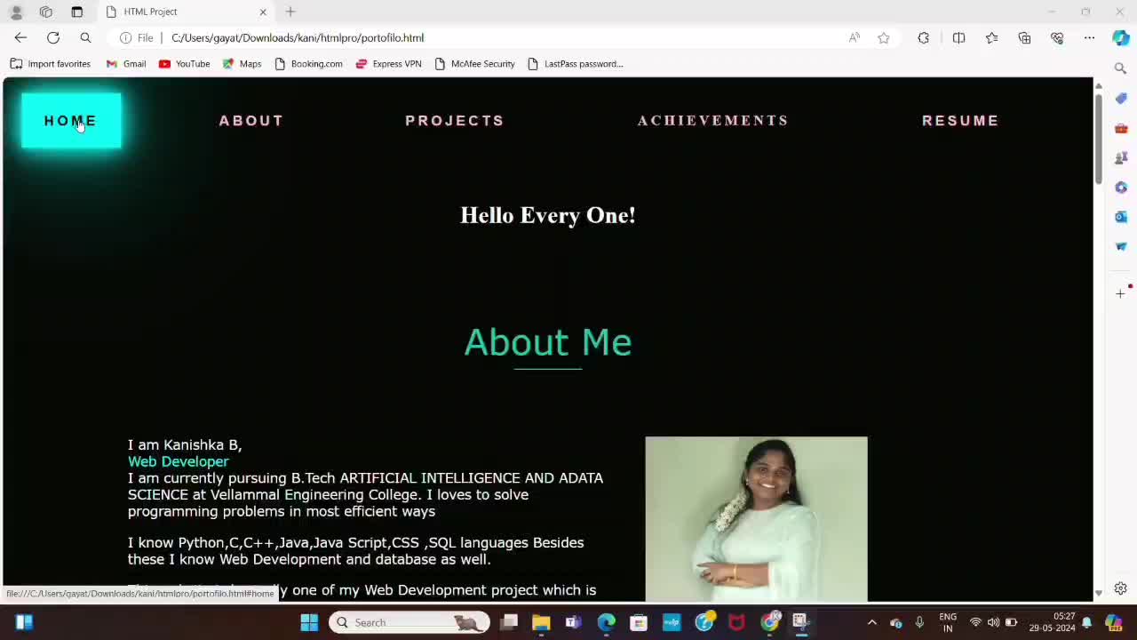 Kanishka B on LinkedIn: #html #css #js #portfolio Kanishka B on LinkedIn: #html #css #js #portfolio