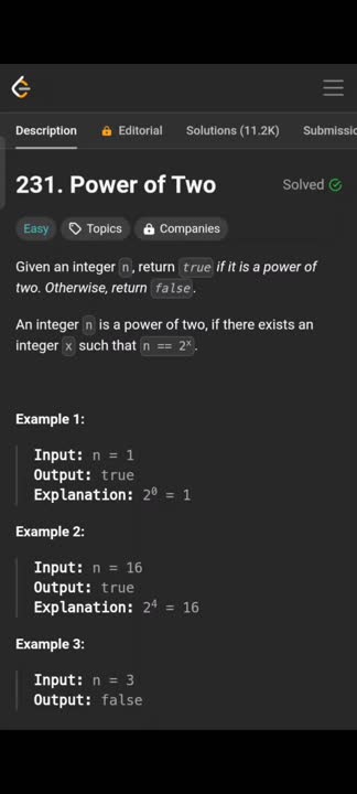 How to solve LeetCode's Power of Two problem | Surjith Mani posted on ... How to solve LeetCode's Power of Two problem | Surjith Mani posted on ...