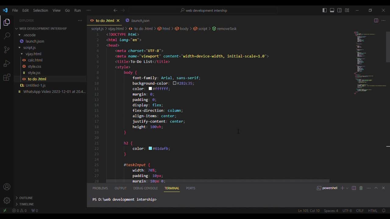 Vijay kotihal on LinkedIn: #webdevelopment #html #javascript #css #internpe Vijay kotihal on LinkedIn: #webdevelopment #html #javascript #css #internpe