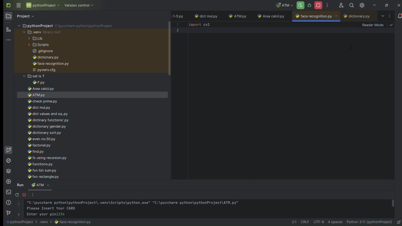 Ayush Pratap Singh on LinkedIn: #python #programming #atmproject # ... Ayush Pratap Singh on LinkedIn: #python #programming #atmproject # ...