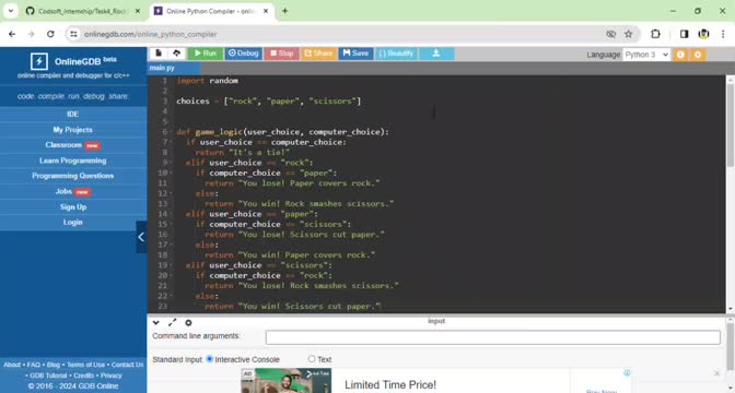 Ajay B on LinkedIn: #codsoft #internship #pythonprogramming Ajay B on LinkedIn: #codsoft #internship #pythonprogramming