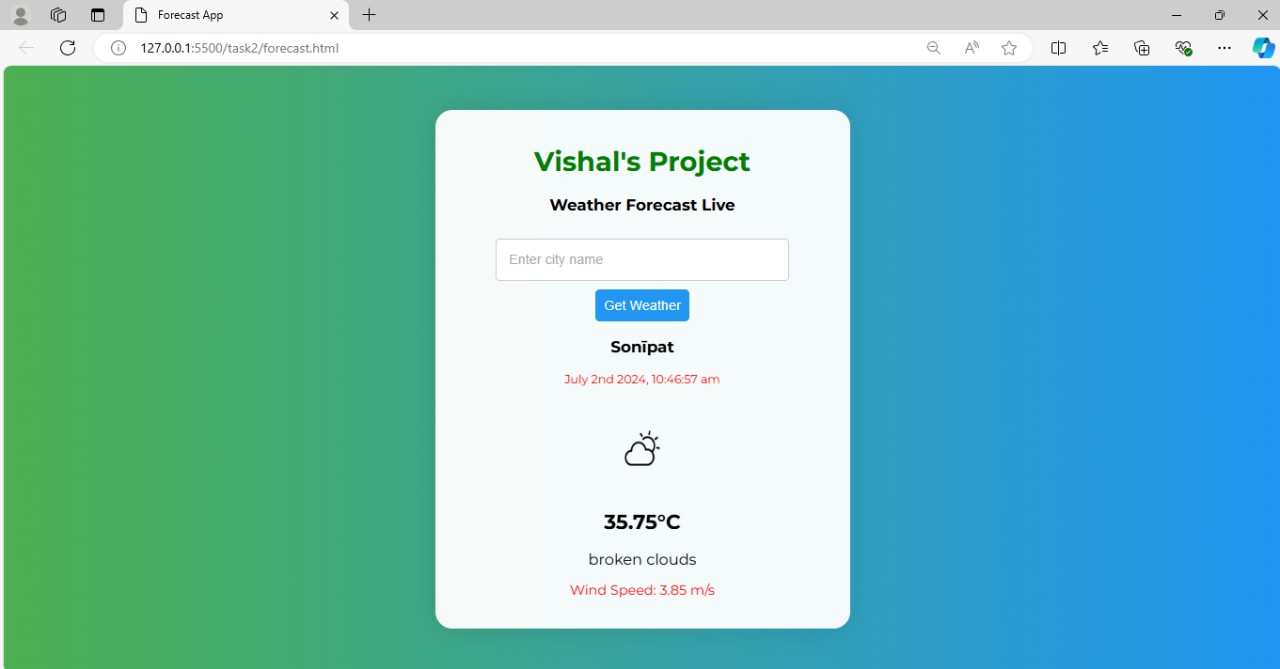 Vishal Solanki on LinkedIn: #javascript #webdevelopment #weatherapp # ... Vishal Solanki on LinkedIn: #javascript #webdevelopment #weatherapp # ...