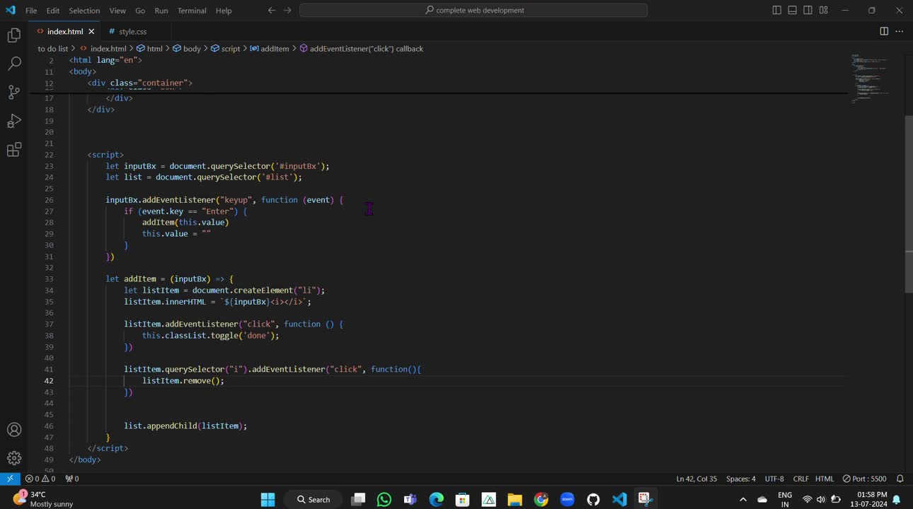 Building a To-Do List app with HTML, CSS, and JavaScript | Aditi Mittal ... Building a To-Do List app with HTML, CSS, and JavaScript | Aditi Mittal ...