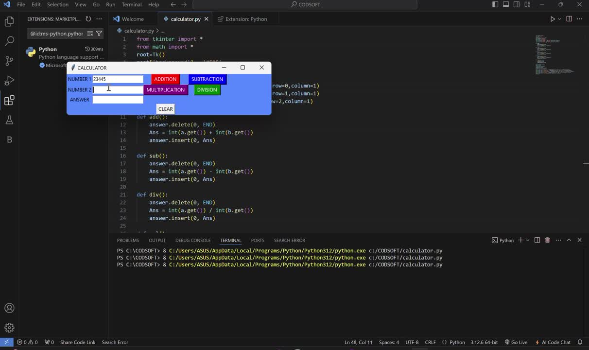 Niharika Varshney on LinkedIn: #python #codsoftinternship # ... Niharika Varshney on LinkedIn: #python #codsoftinternship # ...