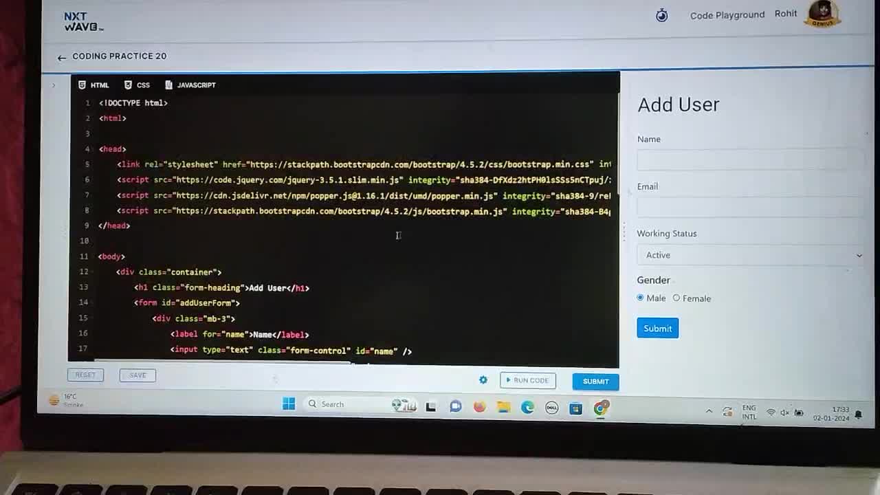 Rohit Bisht on LinkedIn: #nxtwave #ccbp #userform #html #css # ... Rohit Bisht on LinkedIn: #nxtwave #ccbp #userform #html #css # ...
