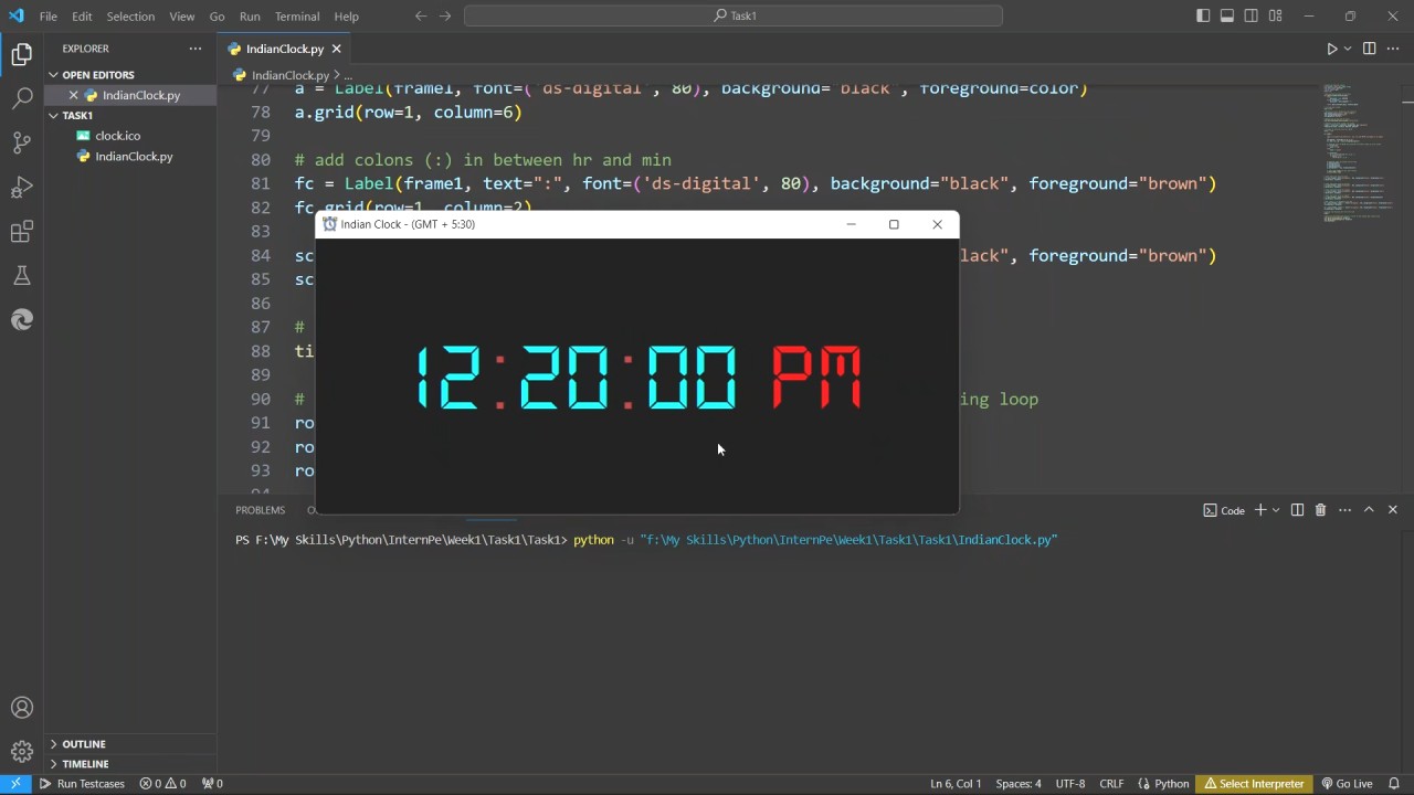 Aashish Kumar Prasad on LinkedIn: #python #coding #internship # ... Aashish Kumar Prasad on LinkedIn: #python #coding #internship # ...
