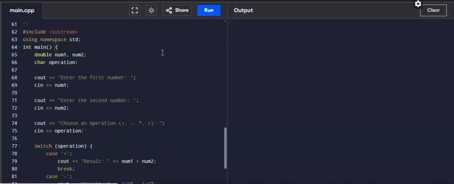 Ayush Singh on LinkedIn: #codsoft #internship #c #simplecalculator Ayush Singh on LinkedIn: #codsoft #internship #c #simplecalculator