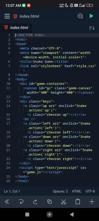 Tamizhini Arul on LinkedIn: #snakegame #html #js #gamedevelopment # ... Tamizhini Arul on LinkedIn: #snakegame #html #js #gamedevelopment # ...