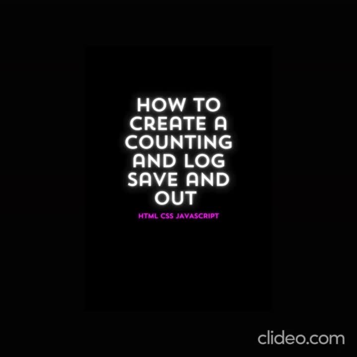 How to create a counting log and reset with HTML, CSS, and JavaScript ... How to create a counting log and reset with HTML, CSS, and JavaScript ...