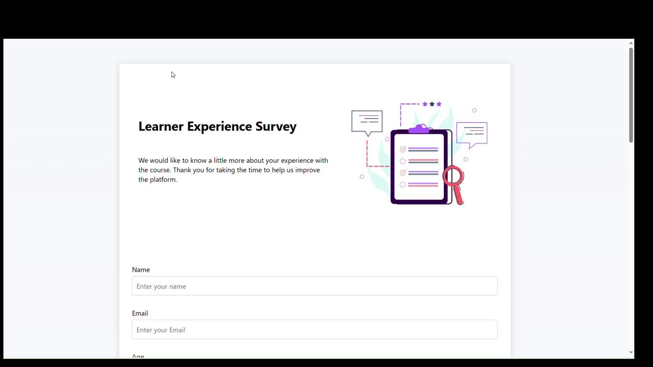 Sathwik Musham on LinkedIn: TASK 2: SURVEY FORM Language : Html, Css ... Sathwik Musham on LinkedIn: TASK 2: SURVEY FORM Language : Html, Css ...