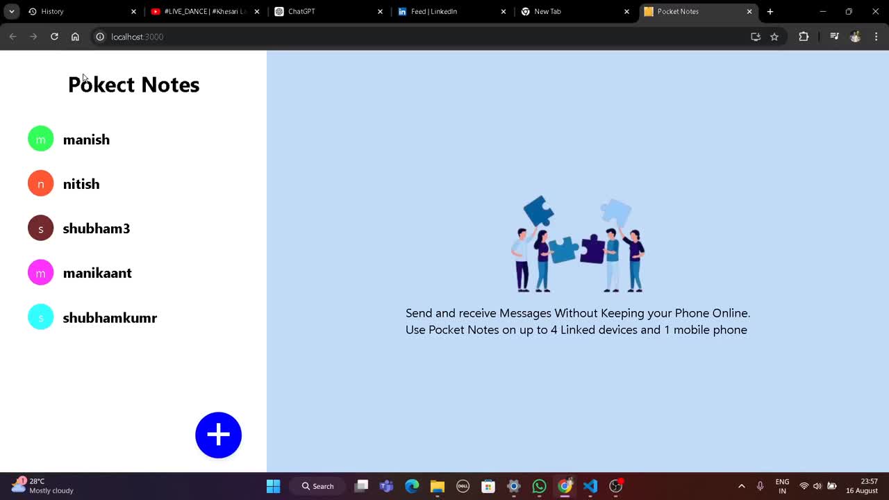Developed Pocket Notes app with MERN stack | Shubham Kumar garg posted ... Developed Pocket Notes app with MERN stack | Shubham Kumar garg posted ...