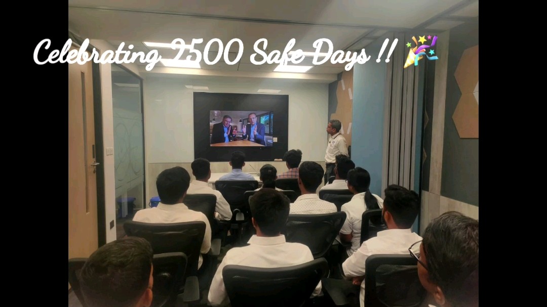 Celebrating 2500 Safe days with Plastic Omnium India !! | Shreya Jadhav Celebrating 2500 Safe days with Plastic Omnium India !! | Shreya Jadhav