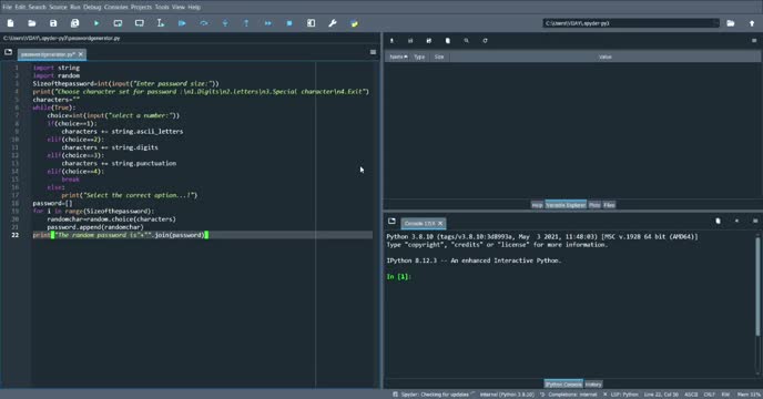 How to create a password generator with Python | Gopika M.V posted on ... How to create a password generator with Python | Gopika M.V posted on ...
