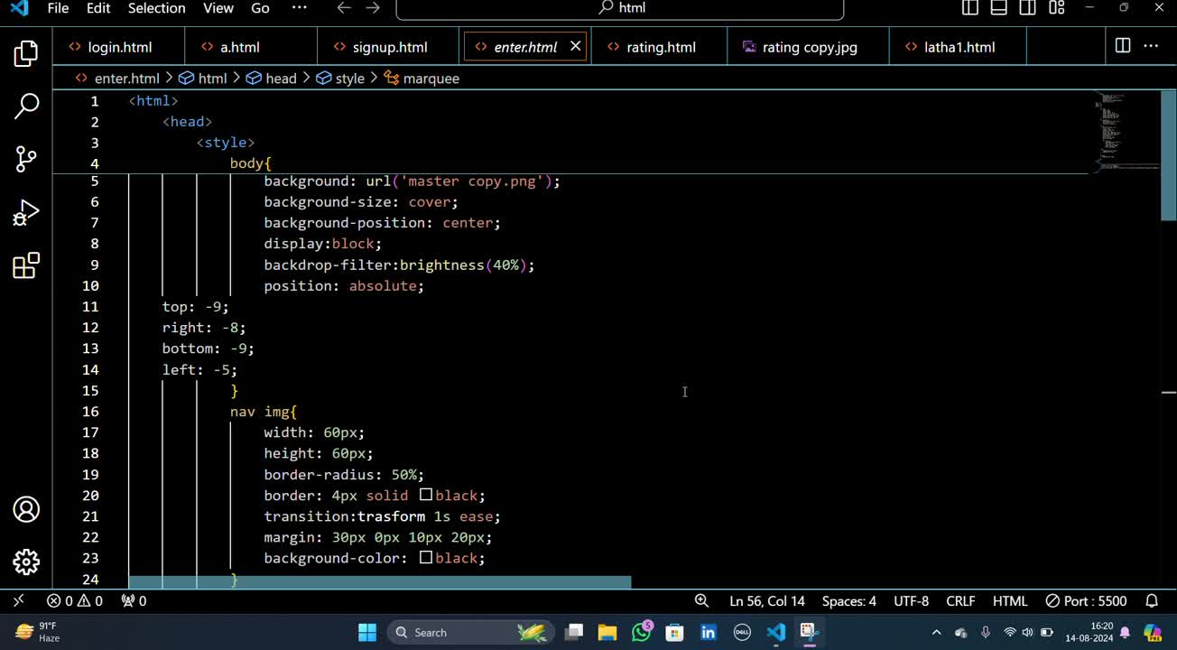 Nandini Reddy Akkala on LinkedIn: #html #css Nandini Reddy Akkala on LinkedIn: #html #css