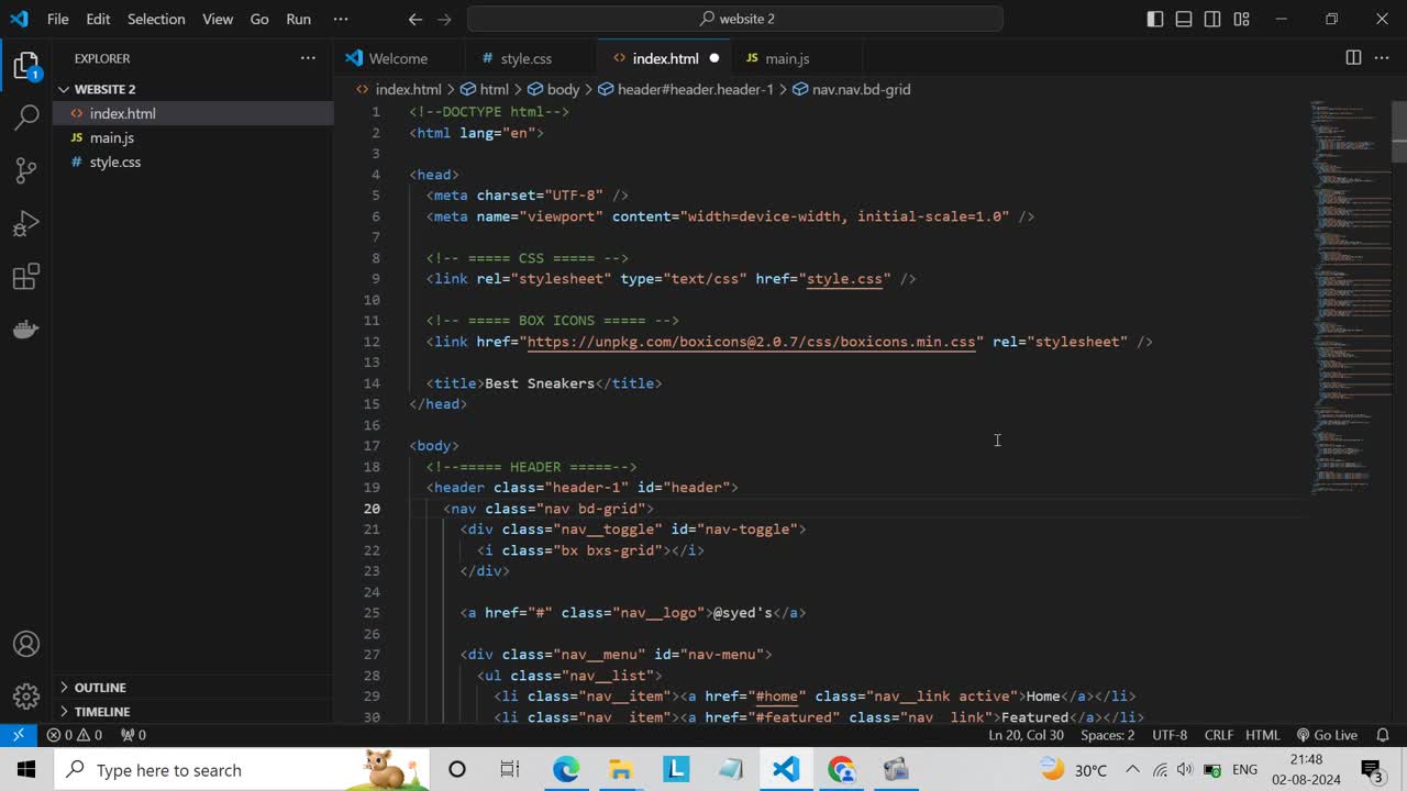 Syed Kalam on LinkedIn: #internpe #html #css #js Syed Kalam on LinkedIn: #internpe #html #css #js
