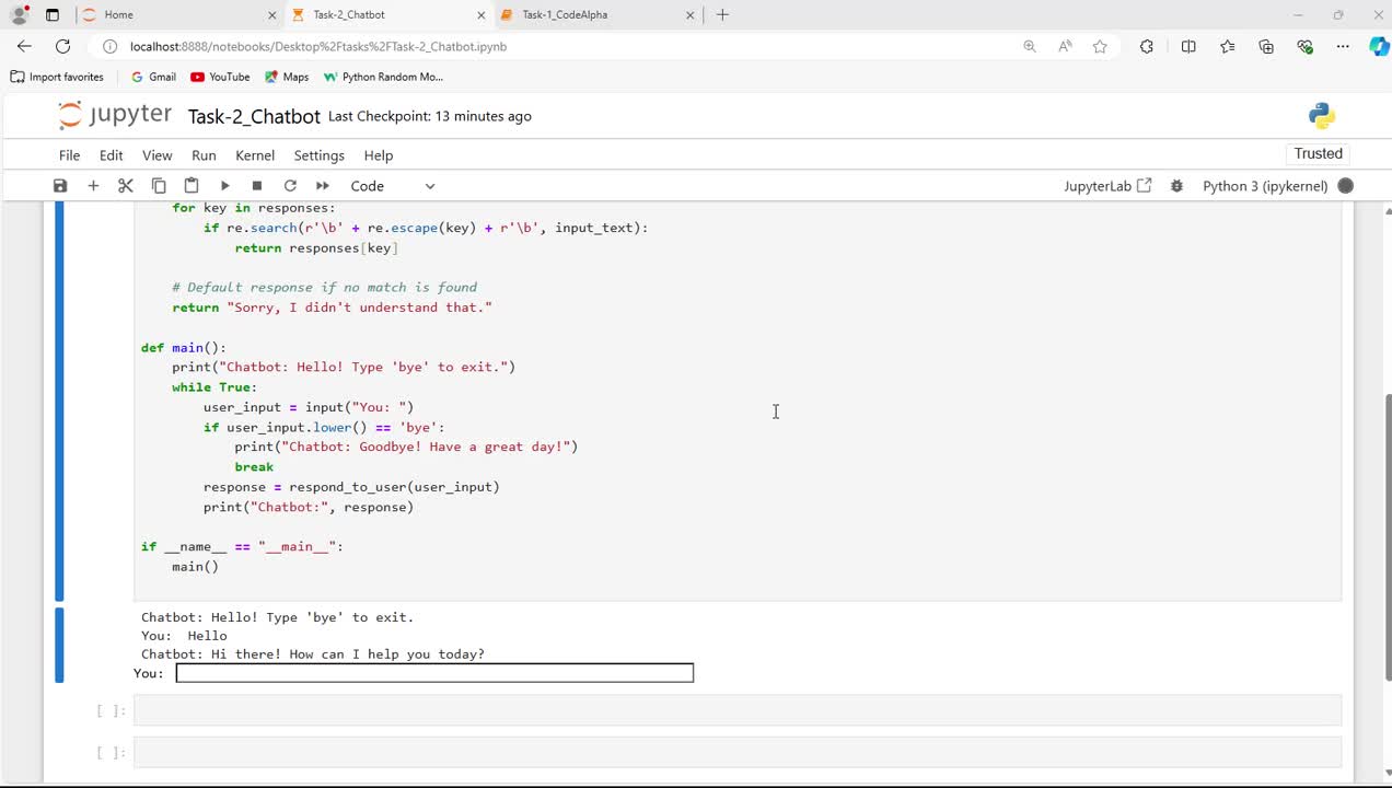 Shrutika Mohite on LinkedIn: #codealpha #internship #pythonprogramming Shrutika Mohite on LinkedIn: #codealpha #internship #pythonprogramming