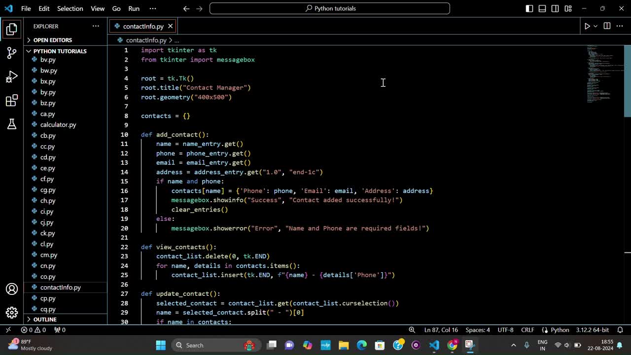 Yatharth Pathak on LinkedIn: #codsoft #python #tkinter # ... Yatharth Pathak on LinkedIn: #codsoft #python #tkinter # ...