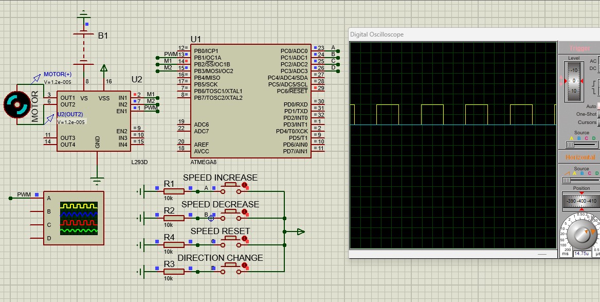 Design and Implementation of PWM-Based DC Motor Driver with ATmega 8 ... Design and Implementation of PWM-Based DC Motor Driver with ATmega 8 ...