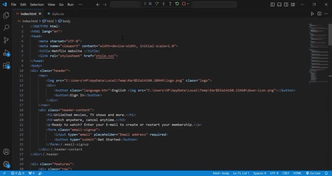 Vaishali Sargar on LinkedIn: #webdevelopment #html #css #bharatintern # ... Vaishali Sargar on LinkedIn: #webdevelopment #html #css #bharatintern # ...