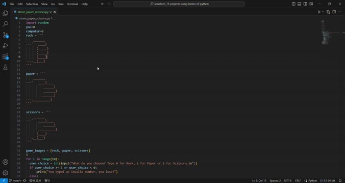 Completed my first Python project using Random module | Anushree S ... Completed my first Python project using Random module | Anushree S ...