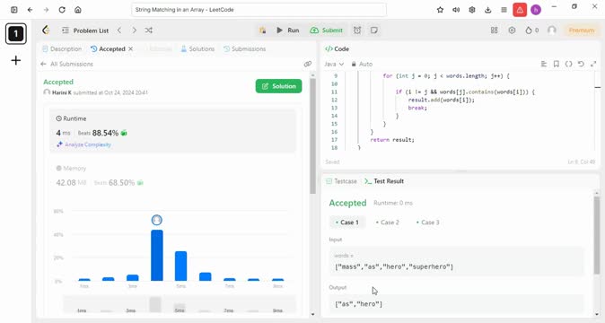 Harini K on LinkedIn: #day35 #100daysofcode #leetcode #problemsolving Harini K on LinkedIn: #day35 #100daysofcode #leetcode #problemsolving