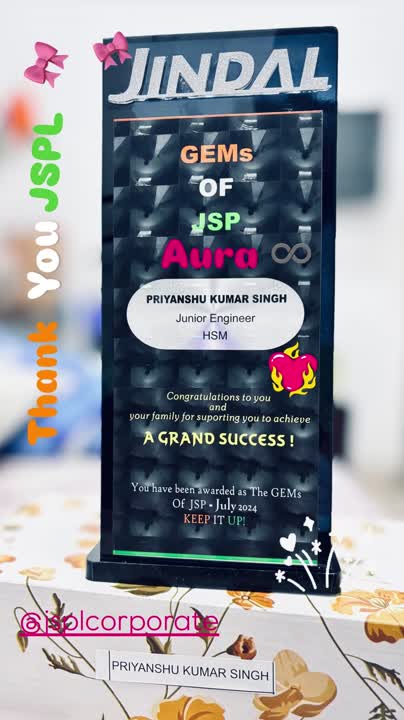 Priyanshu Kumar Singh on LinkedIn: #jindal #steel #power #ltd # ... Priyanshu Kumar Singh on LinkedIn: #jindal #steel #power #ltd # ...