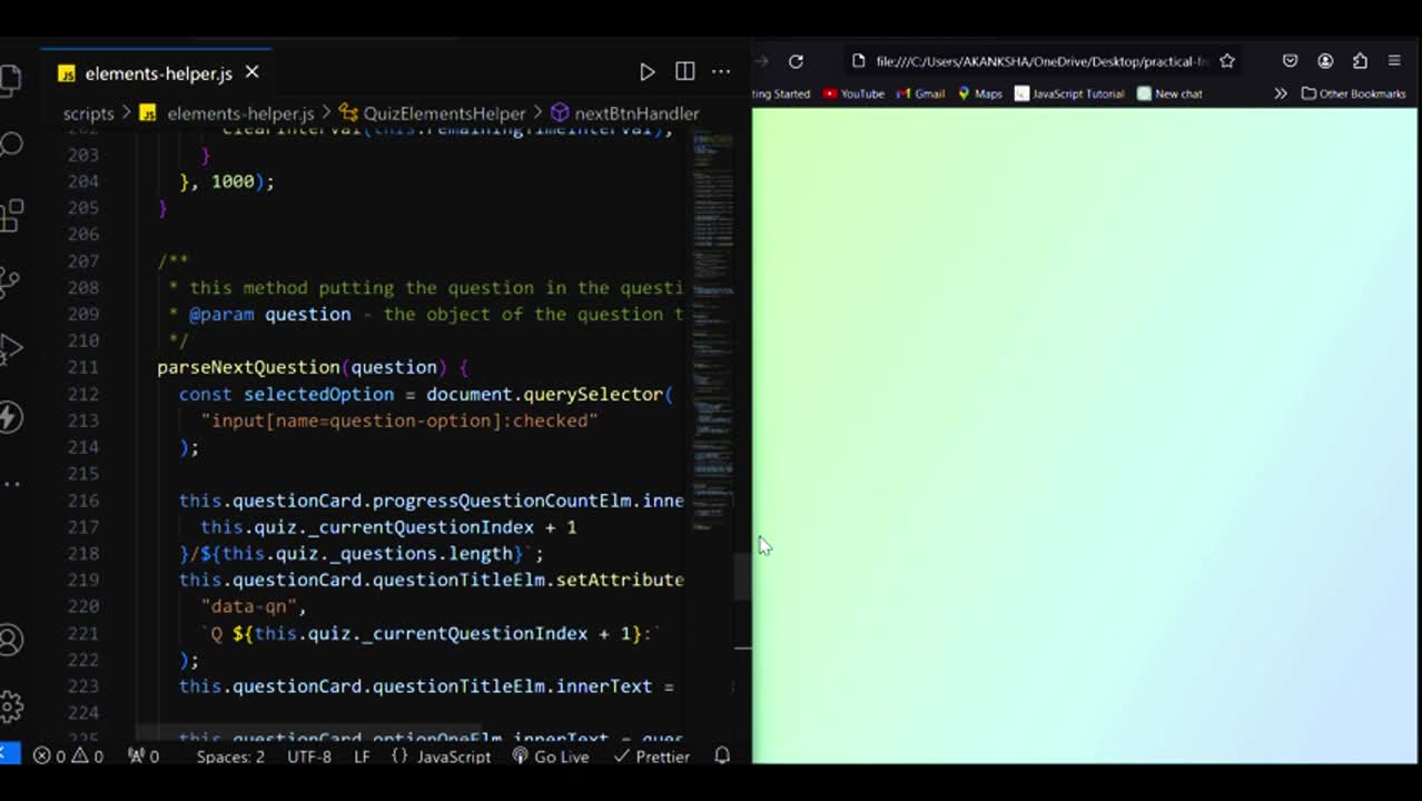 Launching interactive quiz app with JavaScript | surya pathuri posted ... Launching interactive quiz app with JavaScript | surya pathuri posted ...