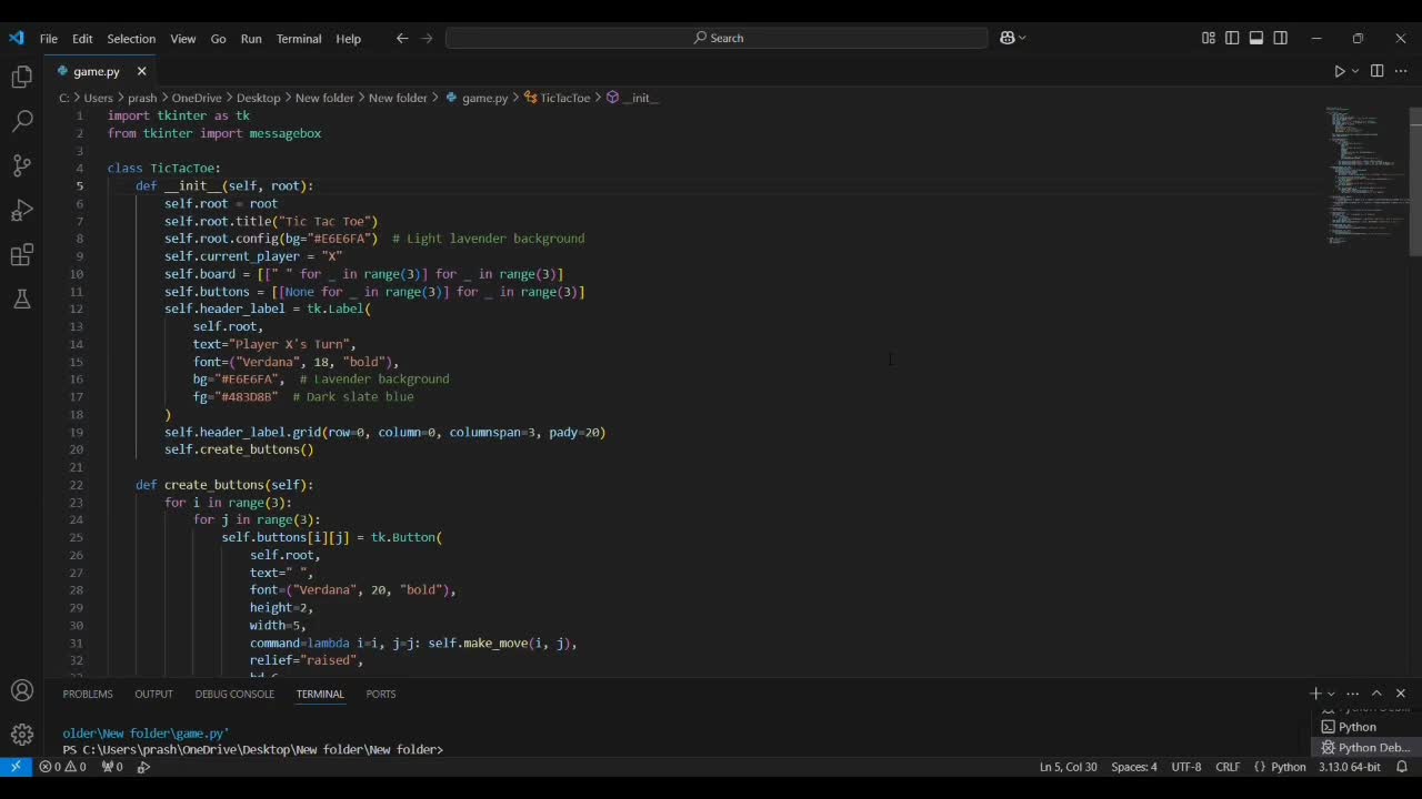 Prashanthi Langaru on LinkedIn: #python #tkinter #gamedevelopment # ... Prashanthi Langaru on LinkedIn: #python #tkinter #gamedevelopment # ...