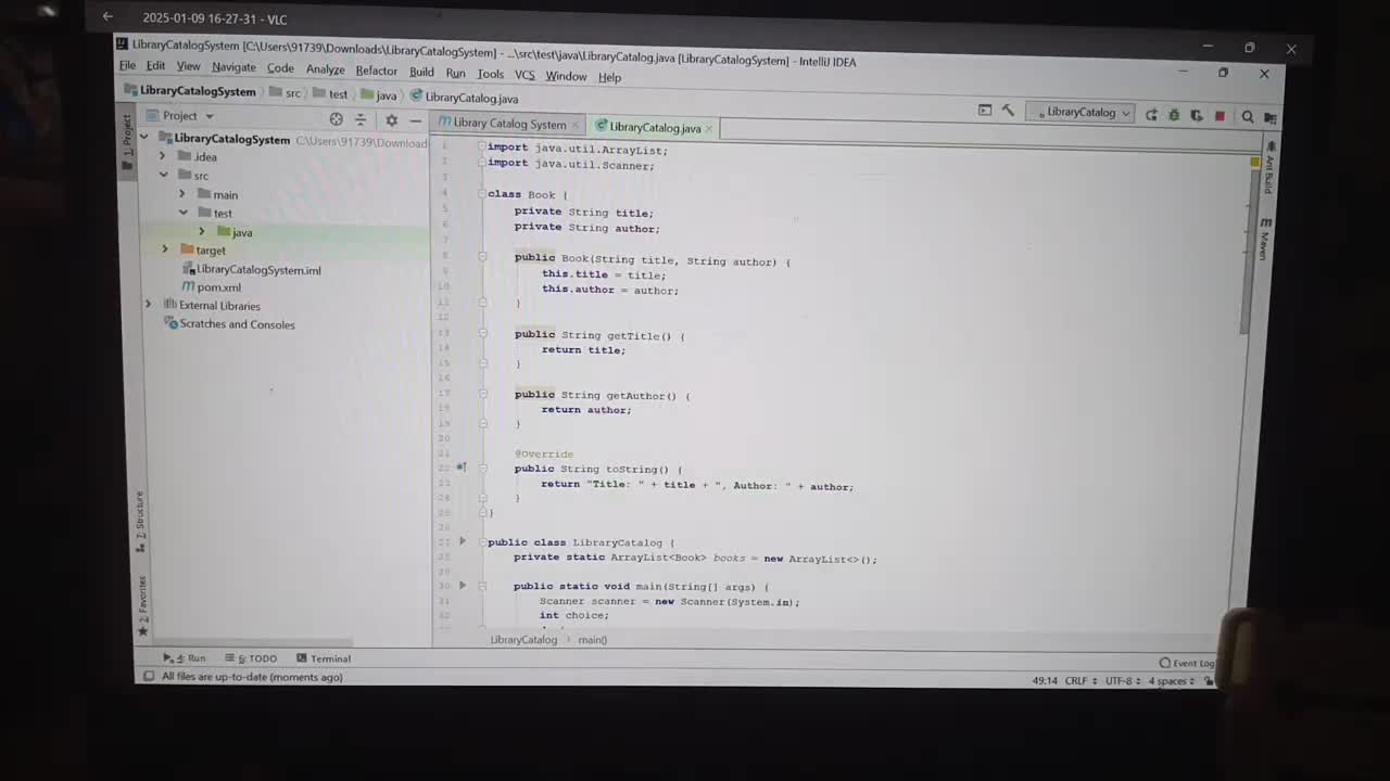 Rajini Chippa on LinkedIn: #java #librarycatalogsystem #javacoding # ... Rajini Chippa on LinkedIn: #java #librarycatalogsystem #javacoding # ...