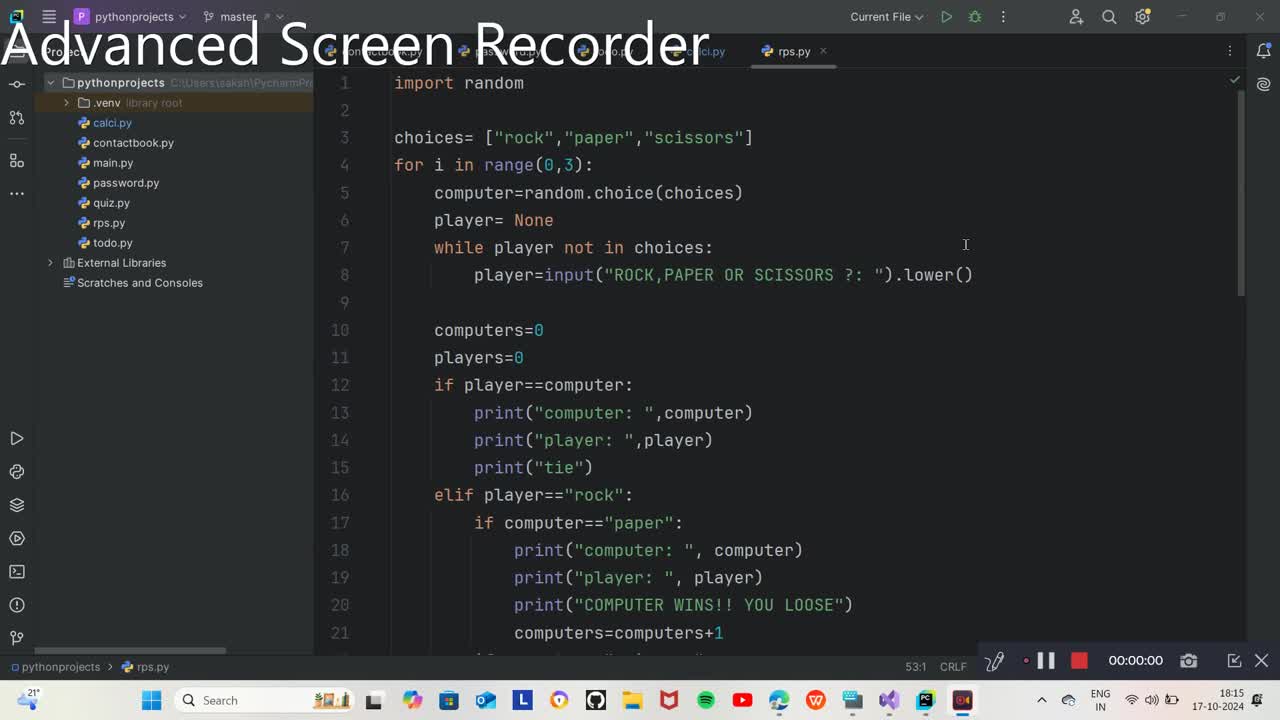 Sakshi Mudrabett on LinkedIn: #python #programming Sakshi Mudrabett on LinkedIn: #python #programming