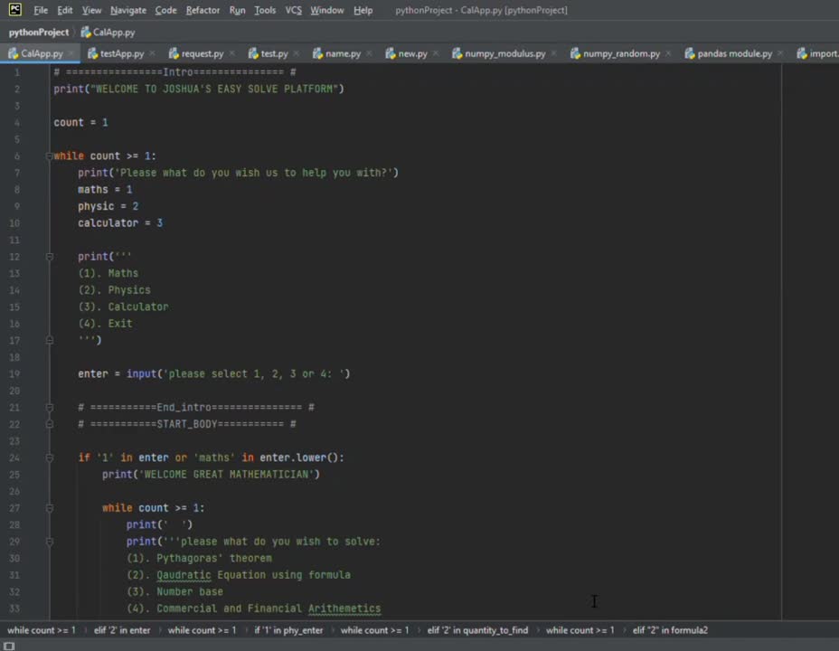 Pythondeveloper's fun python project | Joshua Chinemerem posted on the ... Pythondeveloper's fun python project | Joshua Chinemerem posted on the ...