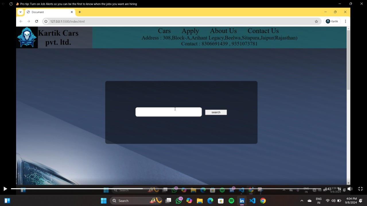 Kartik Jangid on LinkedIn: #webdevelopment #html #css #responsivedesign ... Kartik Jangid on LinkedIn: #webdevelopment #html #css #responsivedesign ...