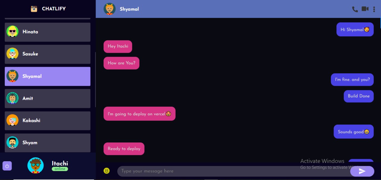 Chatlify: A Real-Time Chat Application | Shyamal Das posted on the ... Chatlify: A Real-Time Chat Application | Shyamal Das posted on the ...