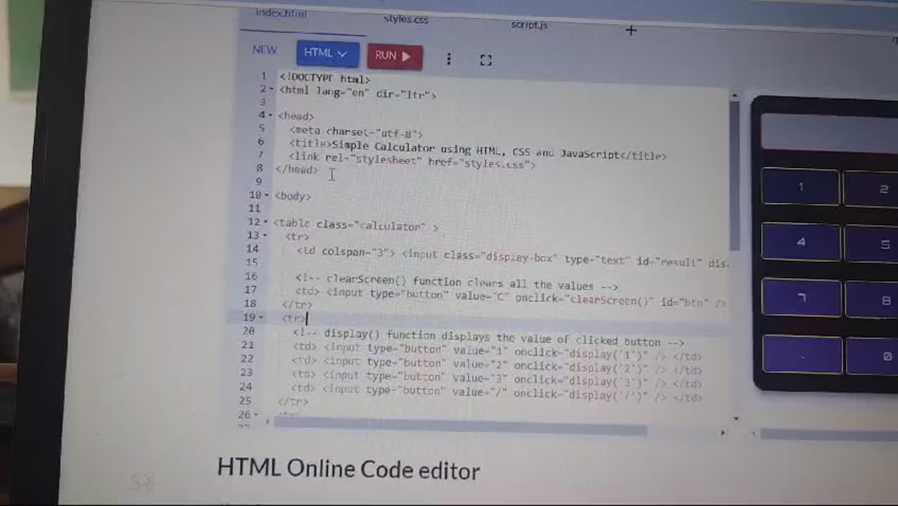 Manoj Kumar on LinkedIn: InternPe Simple calculator with help of HTML ... Manoj Kumar on LinkedIn: InternPe Simple calculator with help of HTML ...