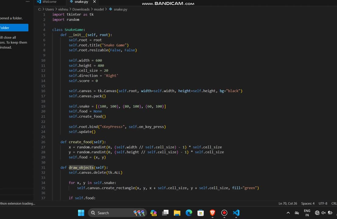 Vishnu S on LinkedIn: #python #coding #gamedevelopment #internship # ... Vishnu S on LinkedIn: #python #coding #gamedevelopment #internship # ...
