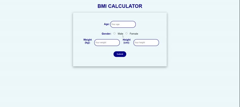 Sreeshma T S on LinkedIn: #webdevelopment #bmi #html #css #javascript Sreeshma T S on LinkedIn: #webdevelopment #bmi #html #css #javascript