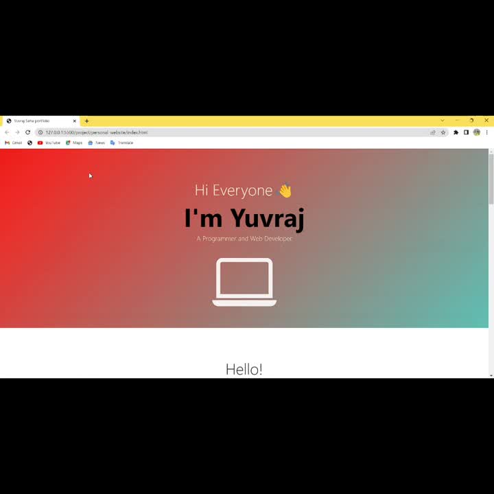 Yuvraj Saha on LinkedIn: #webdevelopment #html #portfoliowebsite # ... Yuvraj Saha on LinkedIn: #webdevelopment #html #portfoliowebsite # ...