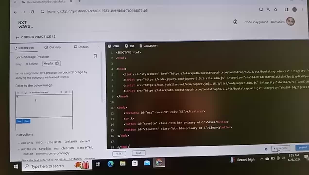 Ramadevi Marturi on LinkedIn: #ccbp #javascript #html #css #coding # ... Ramadevi Marturi on LinkedIn: #ccbp #javascript #html #css #coding # ...
