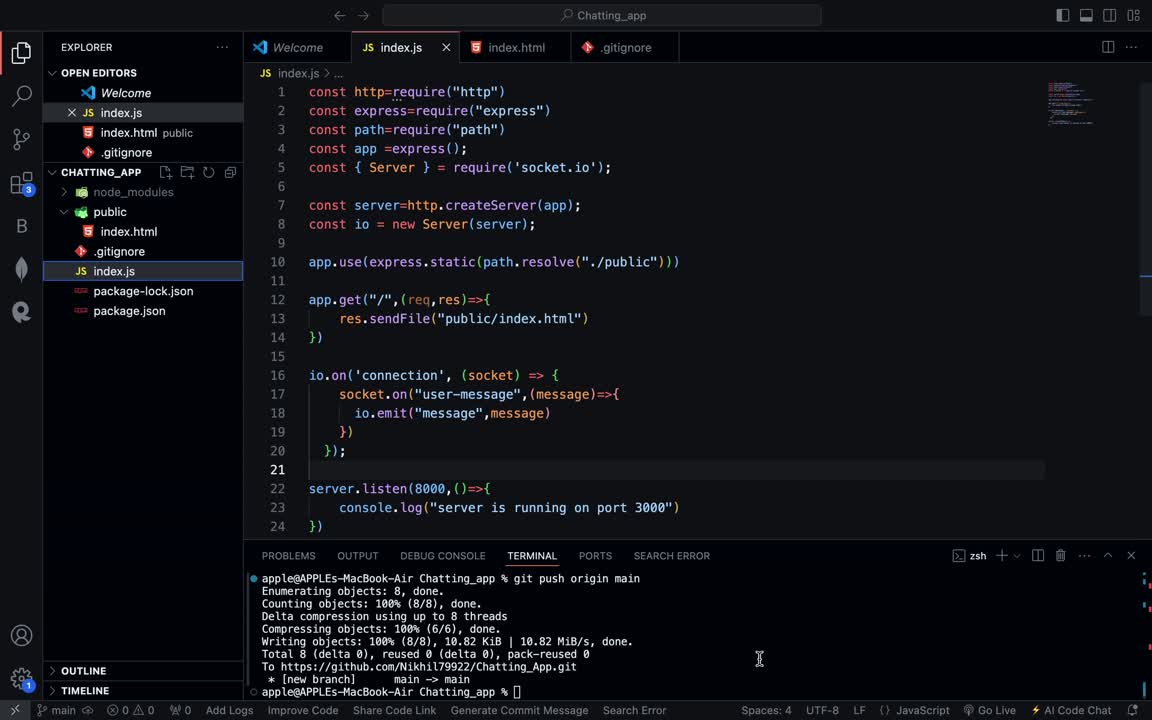 Nikhil Kumar Singh on LinkedIn: #nodejs #expressjs #websocket #javascript Nikhil Kumar Singh on LinkedIn: #nodejs #expressjs #websocket #javascript