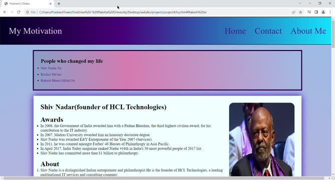 Prashant Tiwari on LinkedIn: #webdevelopment #cssmagic #learningjourney ... Prashant Tiwari on LinkedIn: #webdevelopment #cssmagic #learningjourney ...